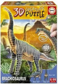 EDUCA 3D puzzle Brachiosaurus / 101 dílků / od 6 let