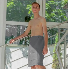 Veba kilt do sauny Rumba pánský Grafitová, XL