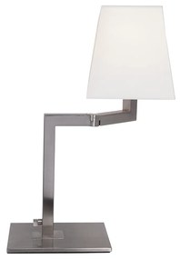 Zambelis H06-WH stolní lampa chrom, 1xE27, 52cm