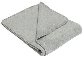 NEW BABY dětská bavlněná deka 75x100 cm šedá