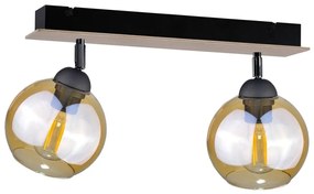 Keter Lighting Bodové svítidlo THEA WOOD 2xE27/60W/230V KE0030