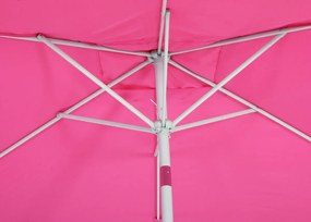 Slunečník N23 2x3m polyester/hliník - růžová