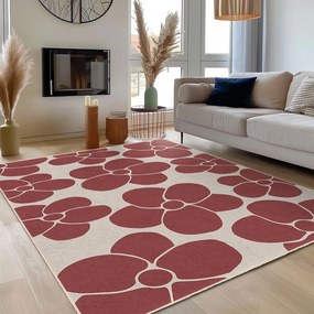 Červený pratelný běhoun 60x230 cm Red Meadow – Mila Home