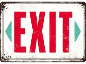 Postershop Plechová pohlednice - Exit