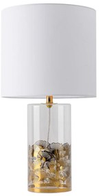Stolní lampa do ložnice SUNFLOWER WHITE