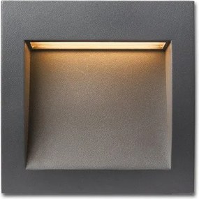 RED R12536 GORDIQ M zápustná antracitová 230V LED 3W IP65 3000K - RED - DESIGN RENDL