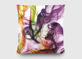 Dekorativní polštářek Barevný Magický Kouř | 45 x 45 cm | DCN3601