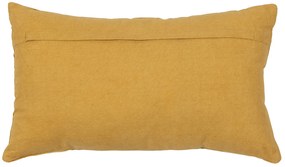 Žebrovaný polštář lous 30 x 50 cm hořčicový MUZZA