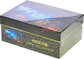 Puzzle Happy Halloween: Dýňová zahrada / 468 dílků / 75x50 cm