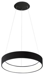 ACB Iluminacion Zavěsné LED svítidlo DILGA, ⌀ 60 cm, 48W, CRI90, CCT switch 2700-3000K Barva: Bílá, Stmívání, řízení: ON/OFF (bez stmívání)