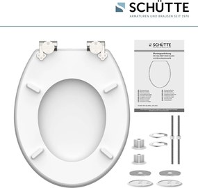 Eisl Sanitär WC prkénko MDF Soft Close Black Stone High Gloss 80535