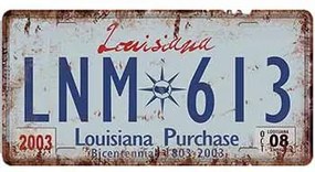 Cedule značka Louisiana