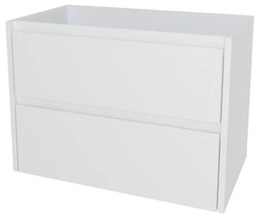 Mereo Opto, koupelnová skříňka 61 cm, Multidecor, Bílá lesk perlička CN990SBIEL