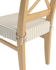 Sedák na židli IKEA Ingolf barva béžová látka vzorované