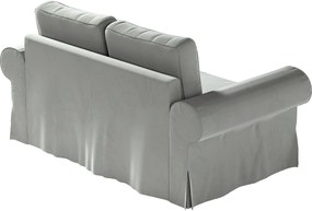 Potah na pohovku IKEA Backabro 2-místná, rozkládací barva šedá látka lesklé, sametová