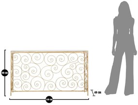 Designová konzole Bellachay 140 cm zlatá