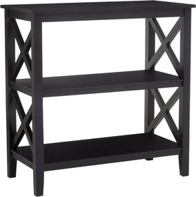 Černý regál z borovicového dřeva 40x81x81 cm Heritage – Premier Housewares