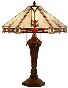 Stolní lampa Tiffany NEW YORK CLASS Clayre &amp; Eef 5LL-6325