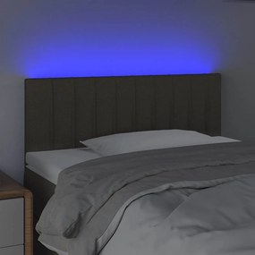 Čelo postele s LED taupe 100x5x78/88 cm textil 3121844