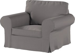 Potah na křeslo IKEA Ektorp barva béžová látka pletený vzor