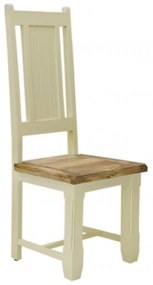 Indický nábytek - Židle Dhari z mangového dřeva
