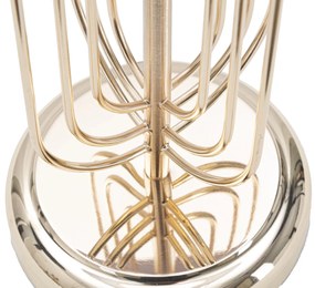 Stolní lampa Mauro Ferretti Cebro Big, 33x64 cm, zlatá/růžová