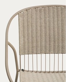 Taupe zahradní křeslo Atrani – Kave Home