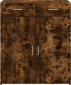 Příborník kouřový dub 80 x 42,5 x 93 cm kompozitní dřevo 3281473
