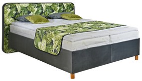 NEW DESIGN postele Postel BOTANICA s úložným prostorem, 160×200 cm Velikost postele: 160 × 200 cm