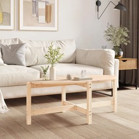 vidaXL Konferenční stolek 118 x 63 x 45 cm masivní borové dřevo [822317] Barva: Bílá