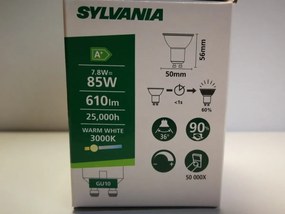 Sylvania ES50 8W stmívatelná LED žárovka 3000K
