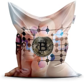 Sablio Sedací vak Classic Bitcoin - 200x140 cm