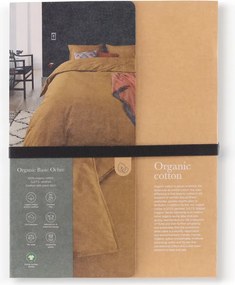Organic Care povlečení z organické bavlny 140x200 + 70x90, okr (Povlečení na jednolůžko z organické bio bavlny v ekologickém balení )