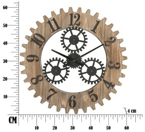 Nástěnné hodiny Mauro Ferretti Ingranaggio Plus, ø 60 cm