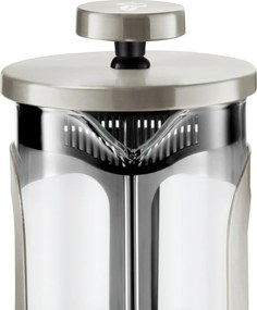 Tchibo - Konvička french press 300 ml - barva: stříbrná
