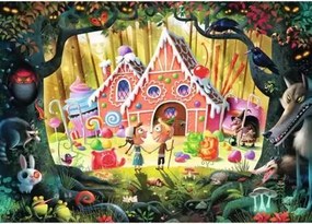 Ravensburger Puzzle Klasické pohádky: Jeníček a Mařenka / 1000 dílků /