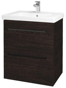 Dřevojas Koupelnová skříň BIG INN SZZ2 65 Varianta: D08 Wenge / Úchytka T06 / D08 Wenge