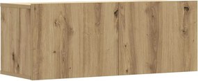 Sada 6 kusů nástěnné TV skříňka dub artisan kompozitní dřevo 3328990