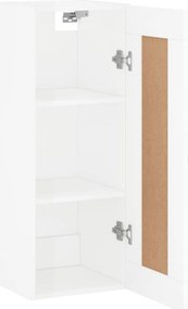vidaXL Nástěnná skříňka 34,5 x 34 x 90 cm kompozitní dřevo [830494] Barva: Betonová šedá