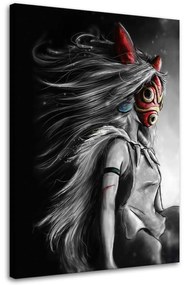 Obraz na plátně, Anime Princezna Mononoke - 70x100 cm
