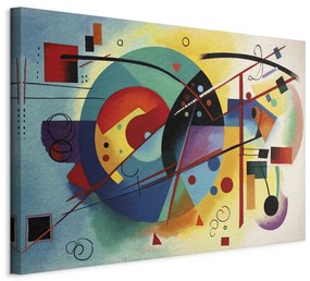 Obraz XXL Barevná abstrakce - kompozice inspirovaná dílem Kandinského