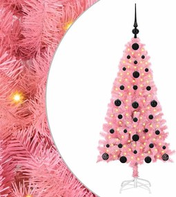 Vánoční stromeček Růžová 120 cm PVC 3396408