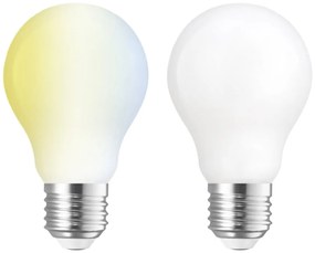 Smart LED žárovka GLS 5W E-27 CCT COG Milky s variabilní barvou světla