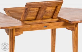 FaKOPA Jídelní stůl ován, kvalitní teakové dřevo Alexandra