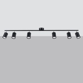Sollux Lighting Stropní svítidlo LEMMI 6L černé