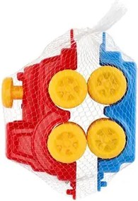 TEDDIES Vláček s vagonkem / Model vláčku / plast / 41 cm / 2 barvy / 1