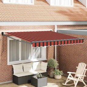 Stahovací markýza Červená a černá 350 x 250 x 165 cm 3330235