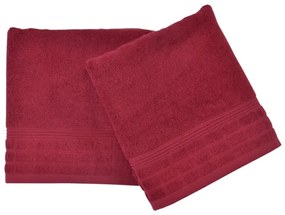 Praktik Ručník a osuška RINGO 450 g/m2  Osuška RINGO 70x140 cm bordó