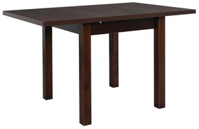 Jídelní stůl MAX 7 deska stolu bílá, nohy stolu sonoma