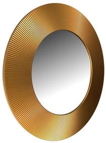 Amadeus Kulaté zrcadlo SLUNCE 90cm Bronzová barva